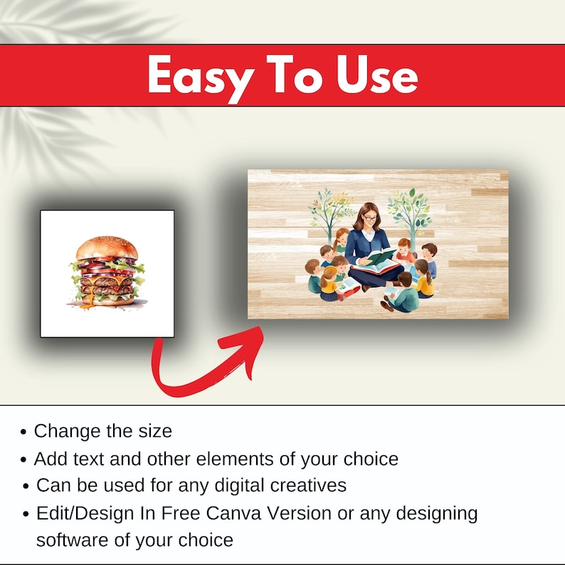 Teacher Watercolor Clipart, School Clipart PNG Bundle, 345 Classroom ...