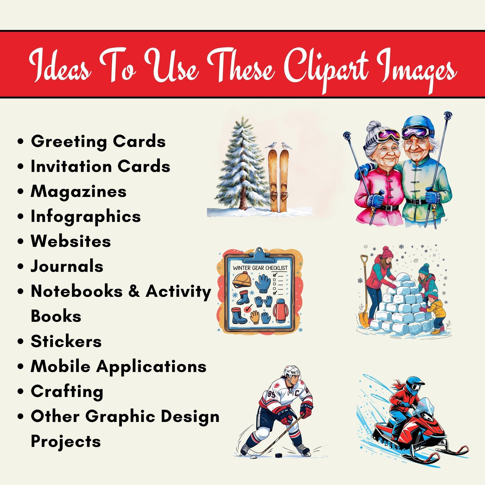 320winter Sports Clipart,watercolor Winter Sports Png Bundle,winter ...