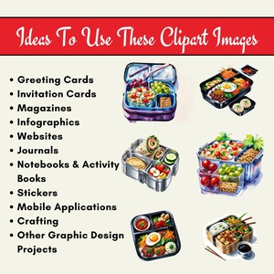 School Lunch Clipart,lunch Boxpng Bundle,school Meal Clipart,school ...