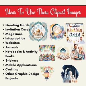 Ramadan Clipar Islamic PNG Clipart Png Bundle, Muslim Eid Clipart ...