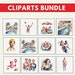Swimming Clipart, Sports Clipart PNG Bundle, 24 PNG Swimming Clipart ...