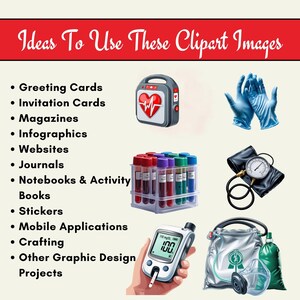 Medical Equipment Clipart, Medical Clipart PNG Bundle,medical ...