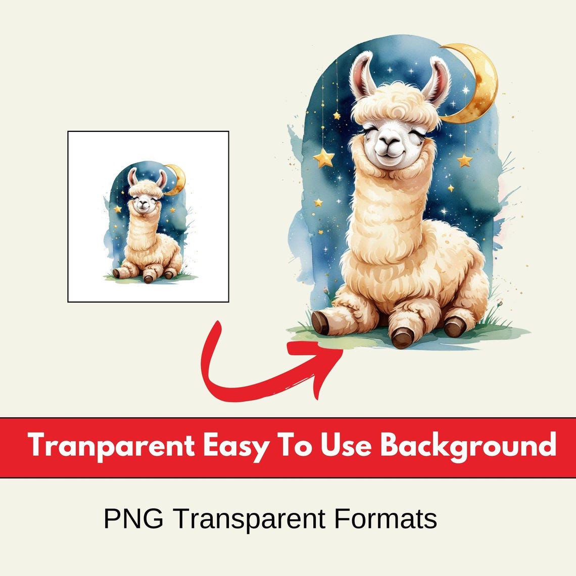 Llamas Watercolor Clipart Bundle,llama Images, Adorable Alpaca Graphics ...
