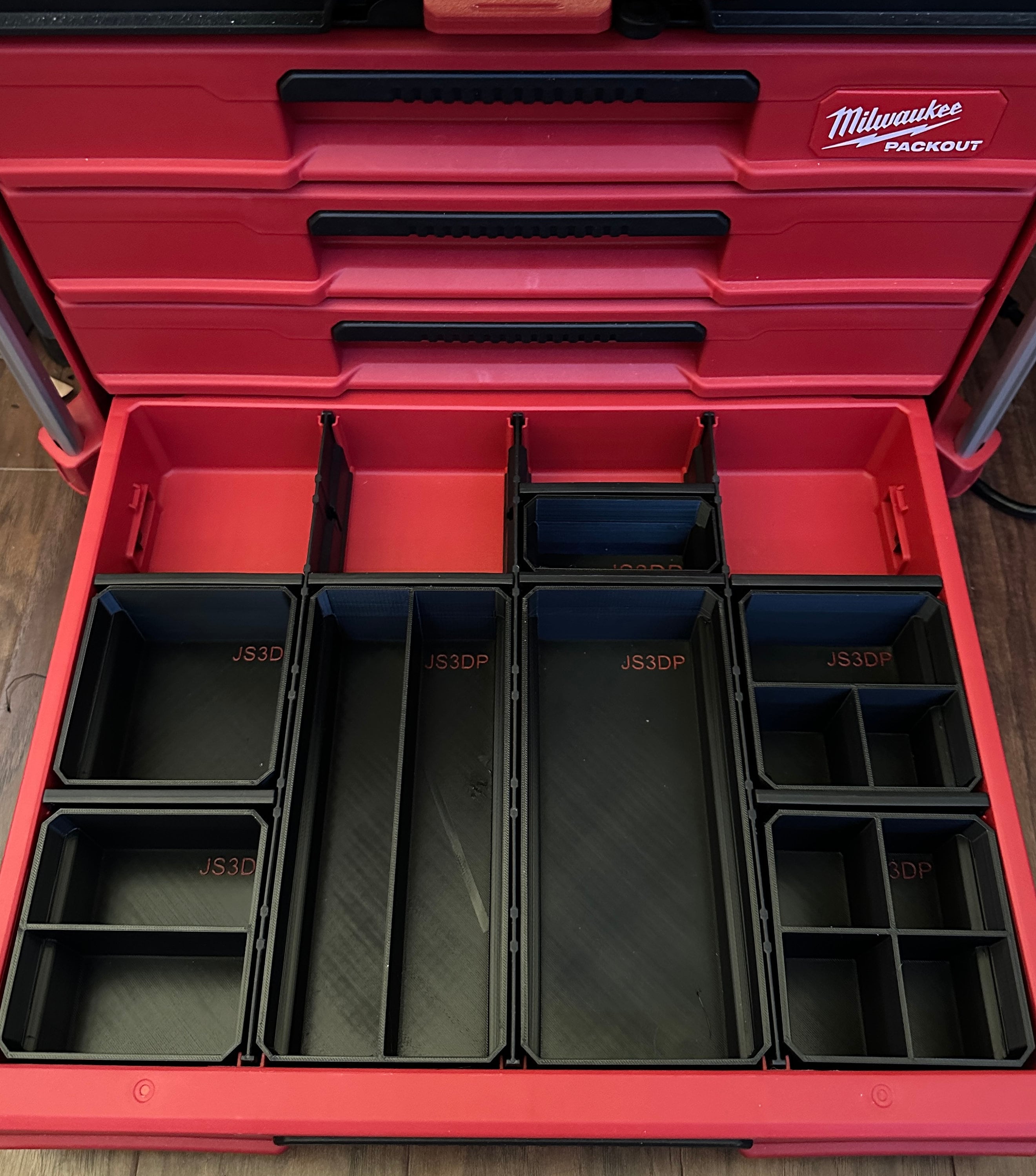 Milwaukee Packout 4 Drawer Box Milwaukee 48 22 8443 Packout 3 Drawer Tool Box Rolling Tool Chest