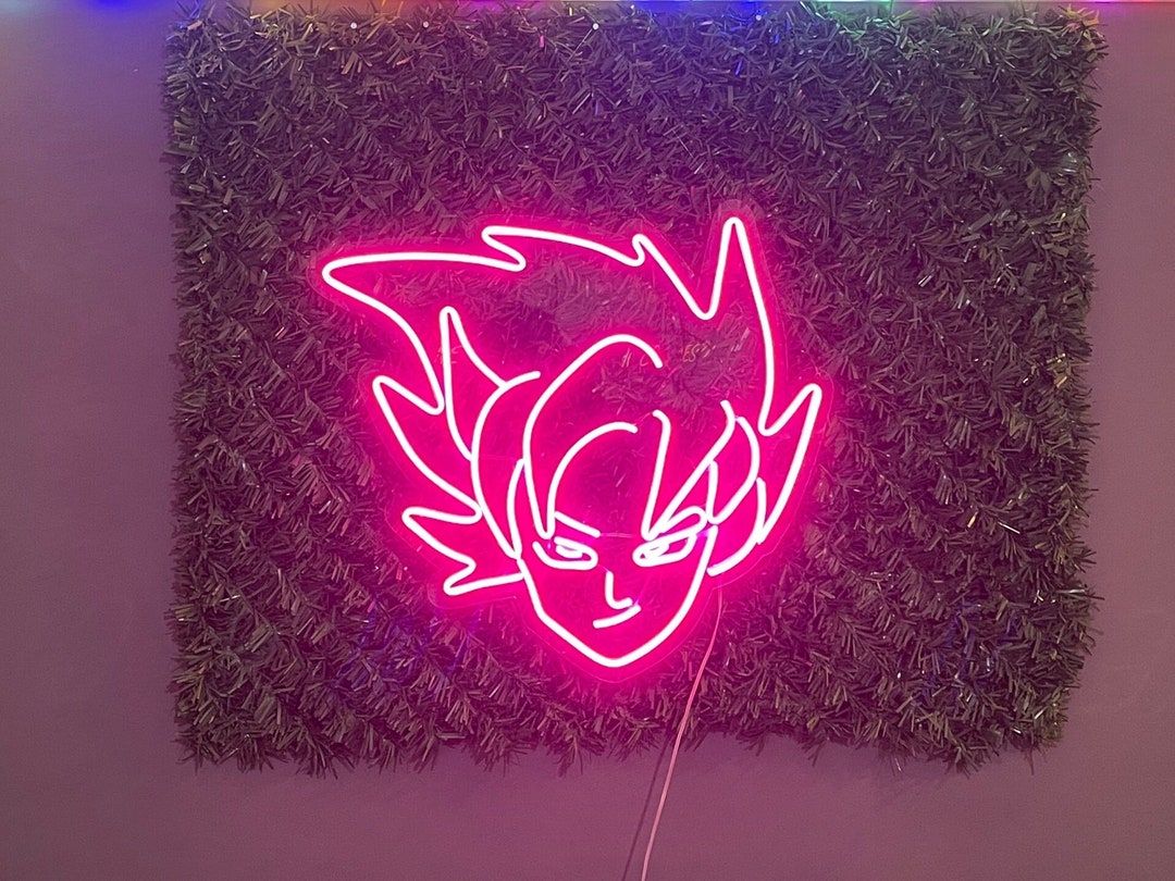 DBZ Songoku Neon Sign Led Art Personalized Gift Idea Neon - Etsy