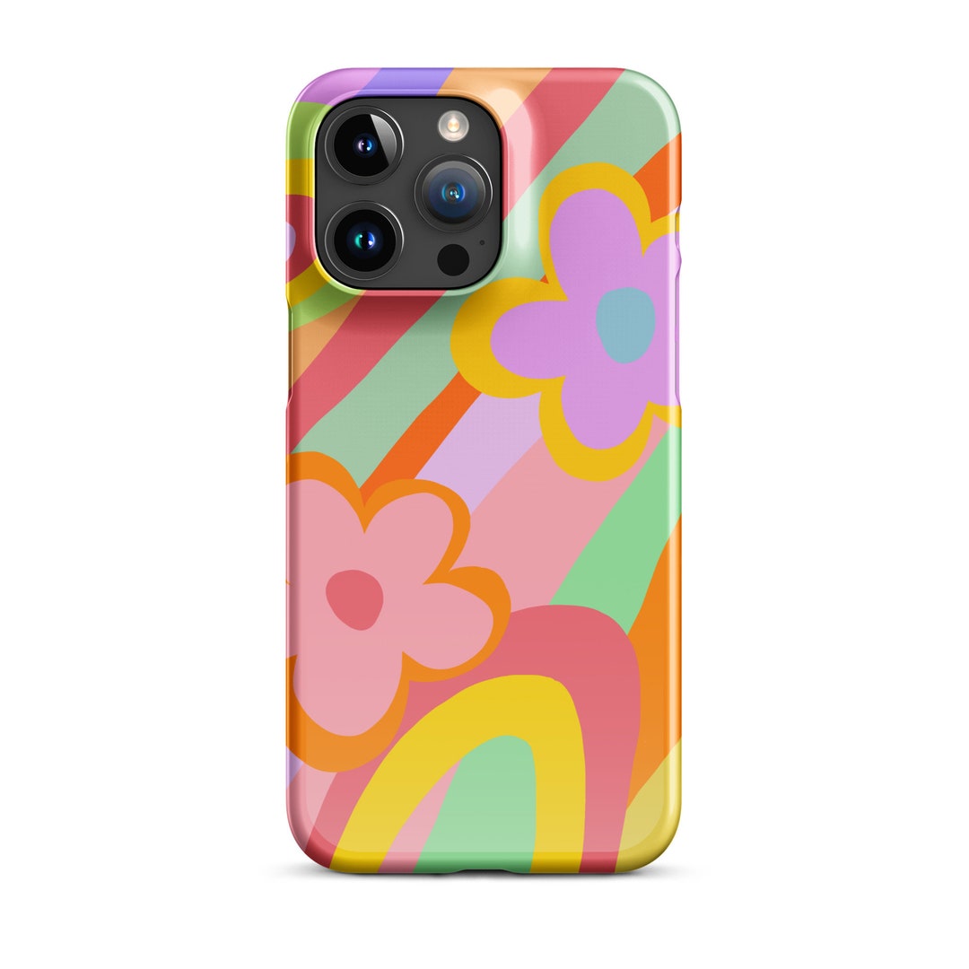 Flower Phone Case, Colorful Flower Patterns Phone Case iPhone Samsung ...
