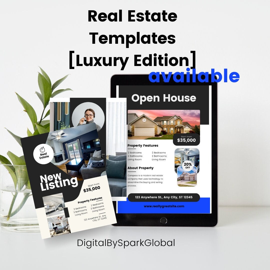 Luxury Real Estate Reels Template, Realtor Social Media Marketing Posts ...
