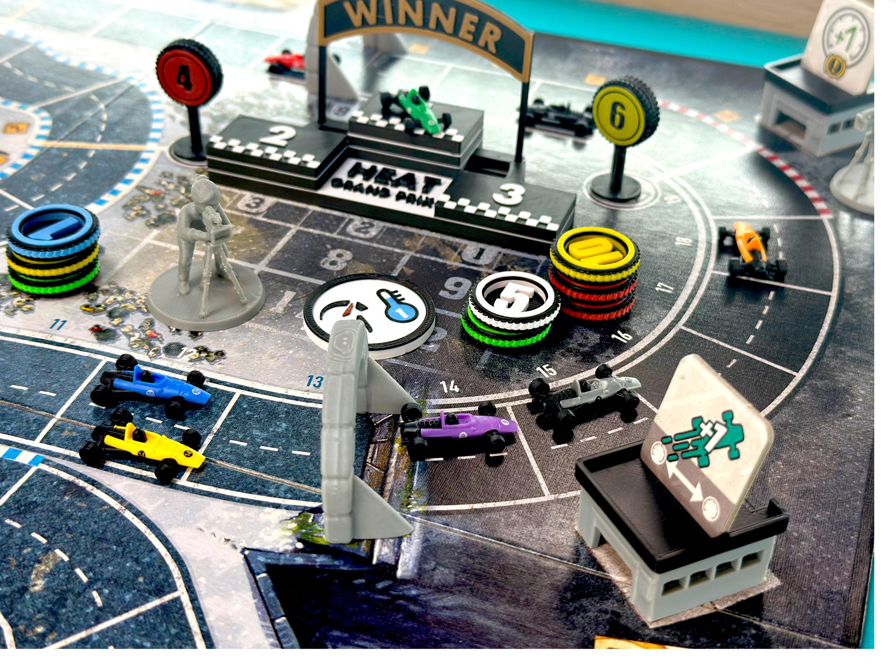 Heat Pedal to the Metal Board Game Upgrade Kit: Garagen, Schilder ...