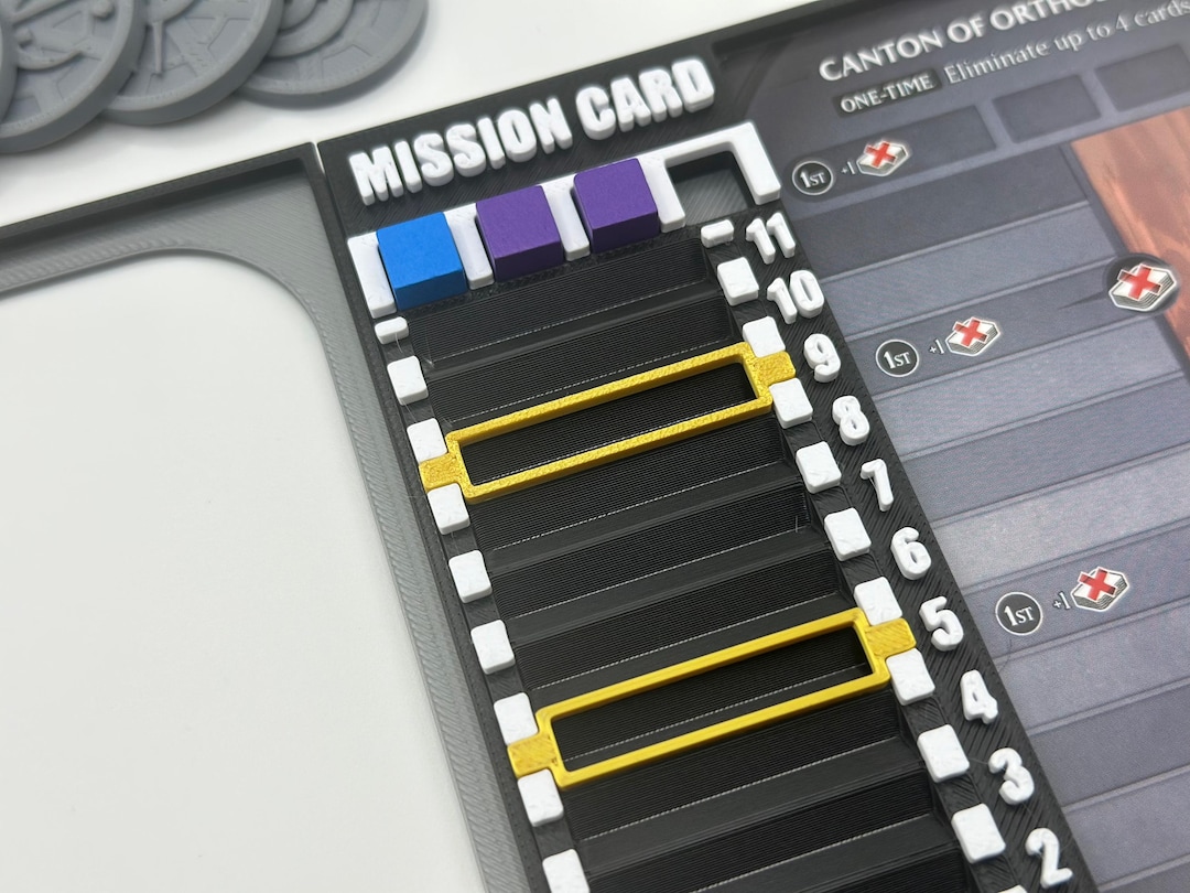 Mistborn Board Game Mission Card Dashboard With Bonus Markers - Etsy