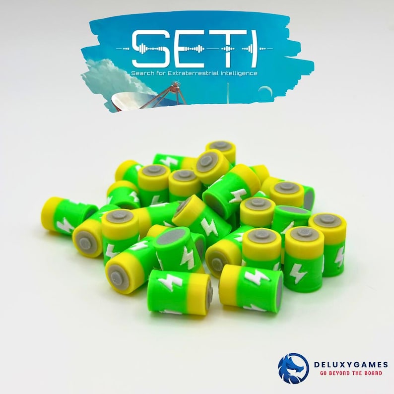 SETI Board Game Upgrade: Energy, Credit & Rotation Tokens - Etsy