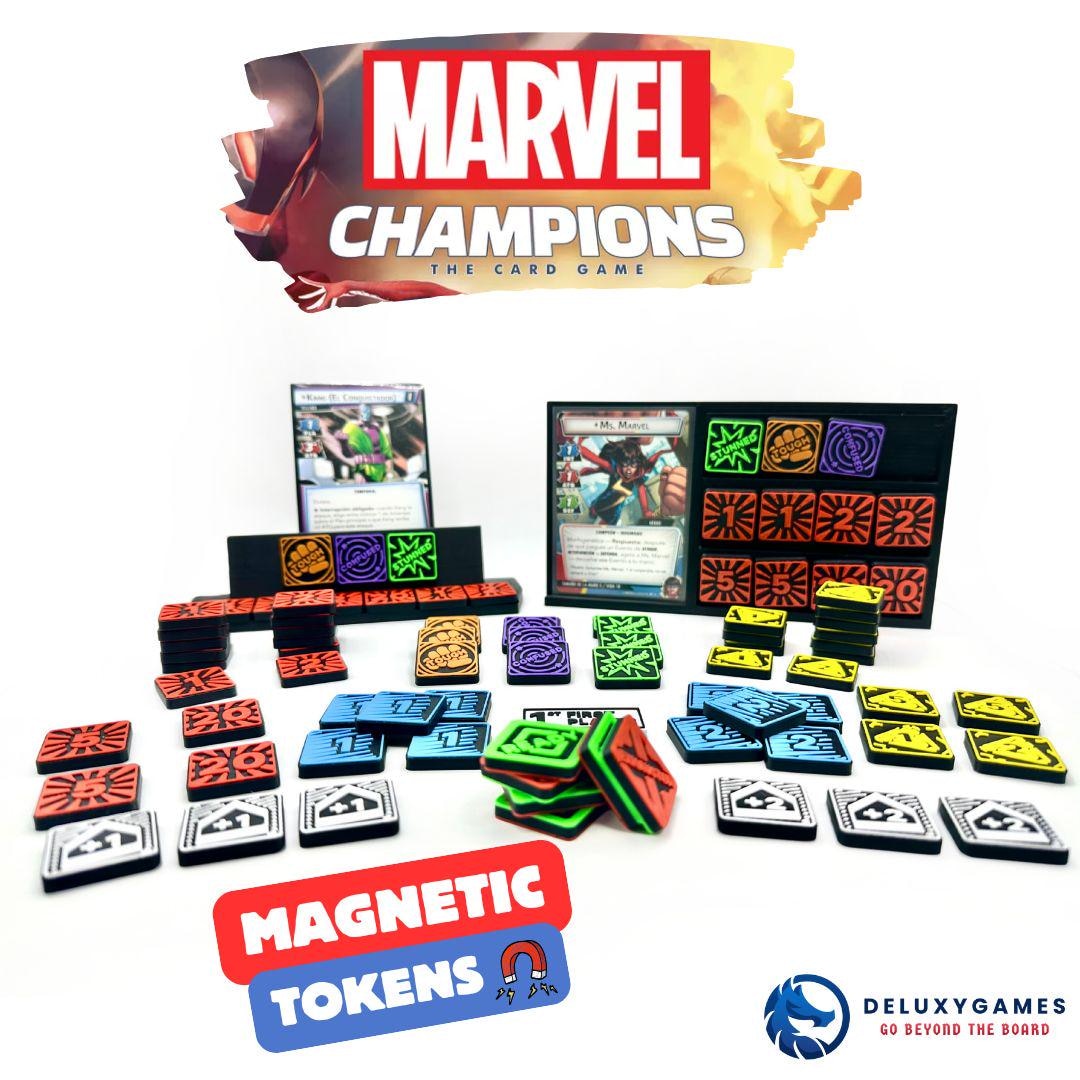 Marvel Champions LCG Tokens Upgrade Kit for Marvel Champions Deluxe ...