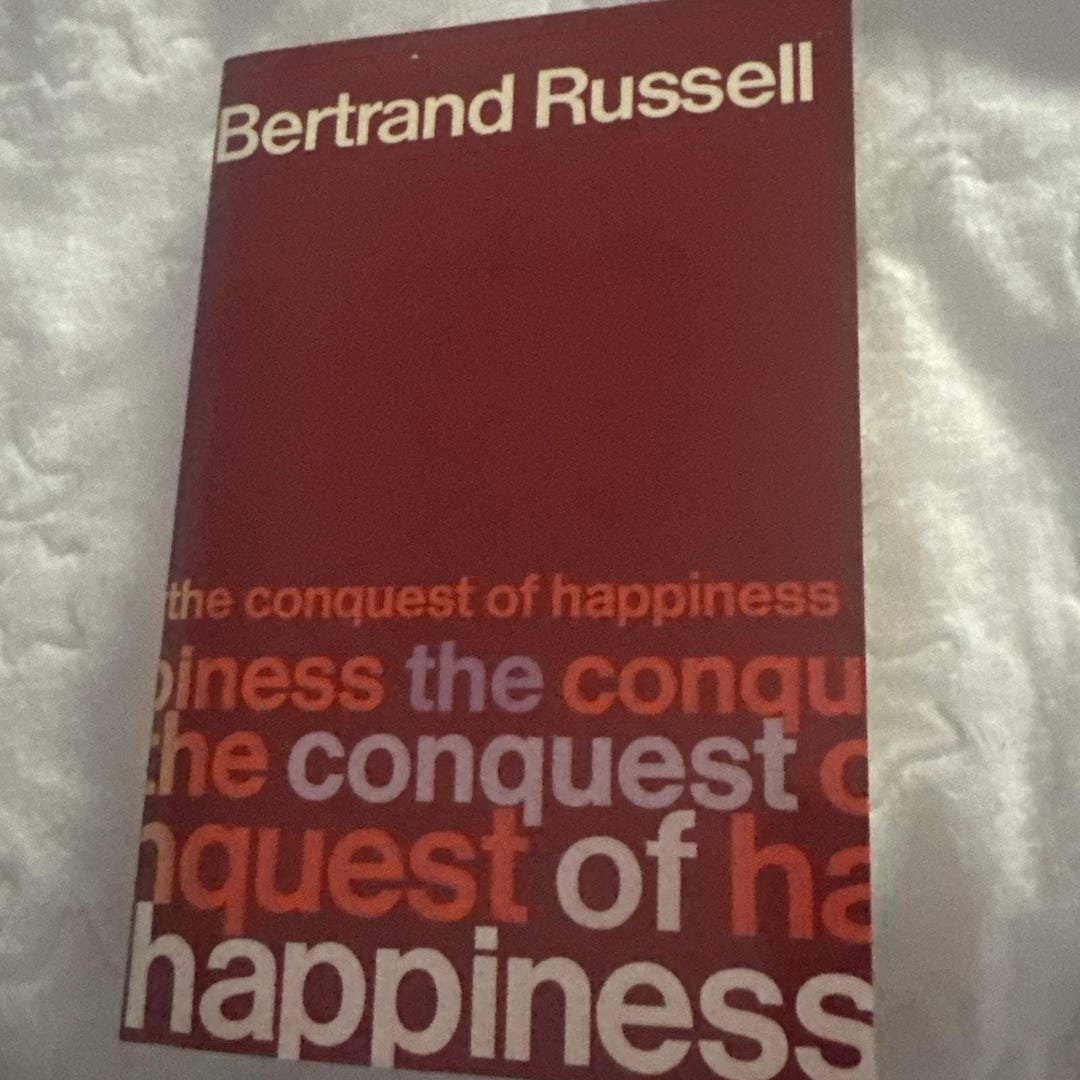 Bertrand Russell Conquest of Happiness First Edition Softcover ...