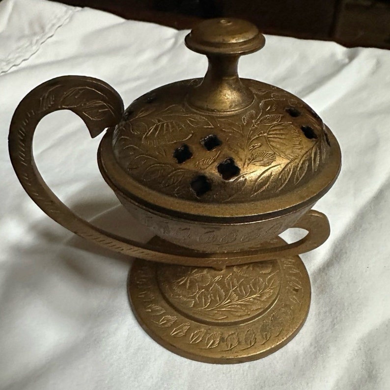 Brass Incense Burner Genie Lamps - Etsy