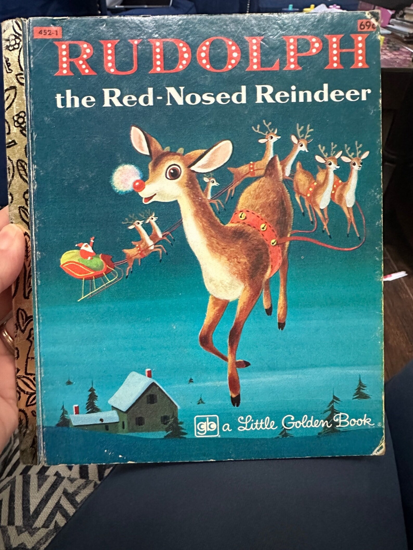 Little Golden Book Rudolph the Red Nosed Reindeer - Etsy