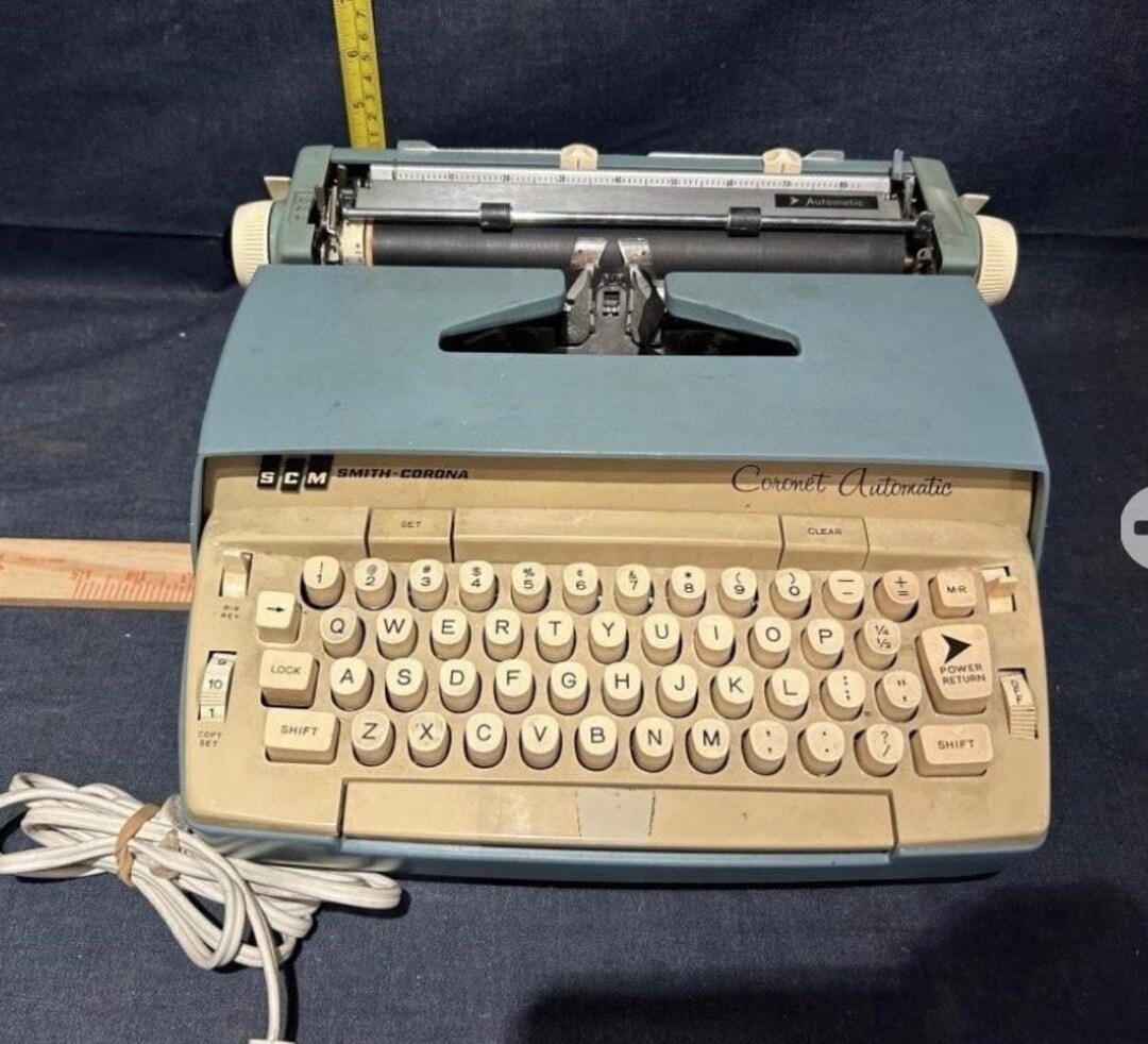 Vintage SCM Smith-corona Coronet Automatic Electric Typewriter — 1960s ...