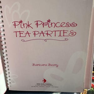 NEW Pink Princess Tea Parties Cookbook - Etsy