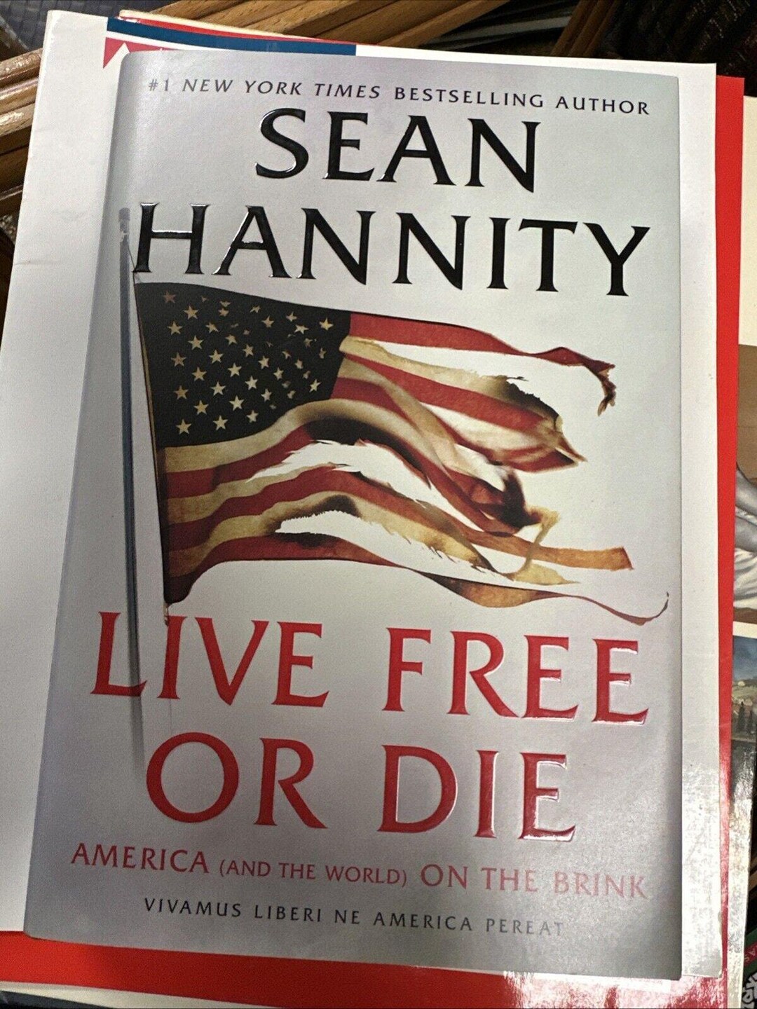 Sean Hannity Signed Book: Live Free or Die First Edition Hardcover - Etsy