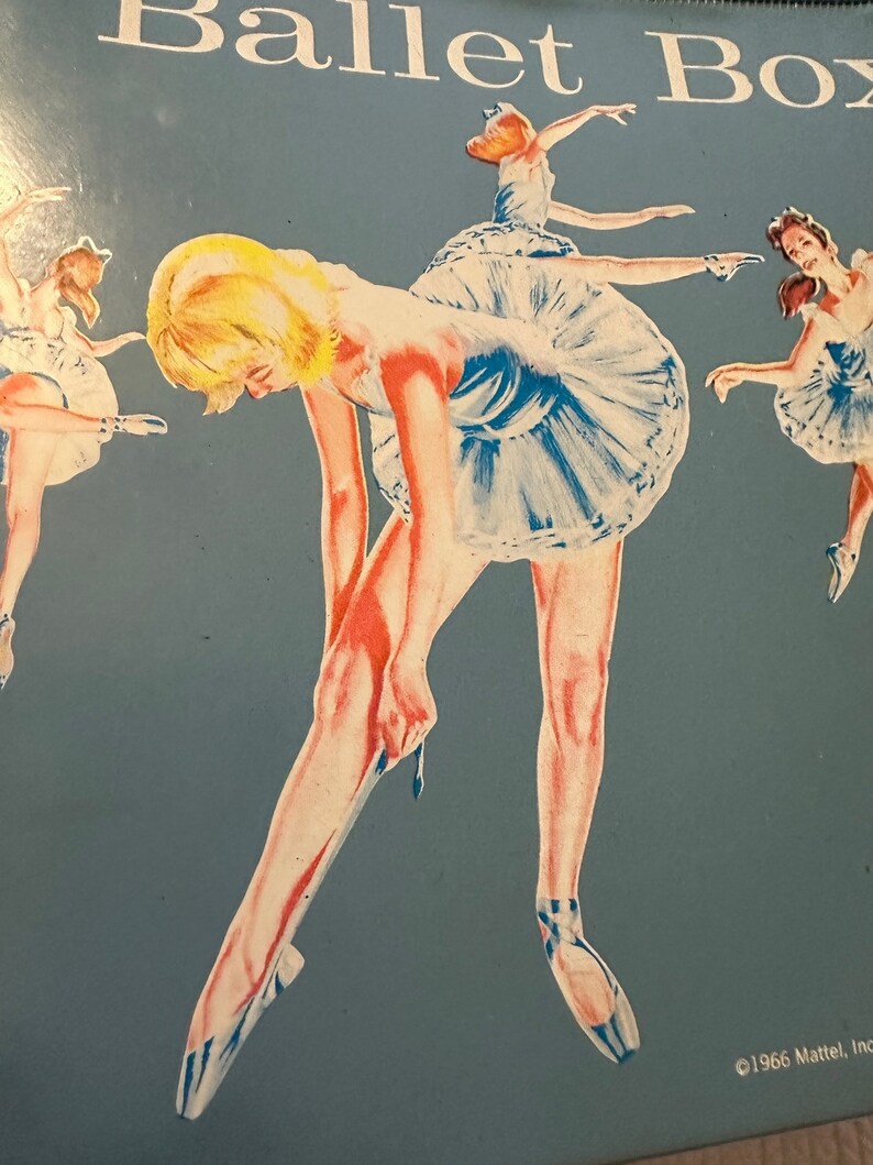 Vintage Blue 1966 Mattel Ballet Box Carrying Case, PVC Vinyl - Etsy