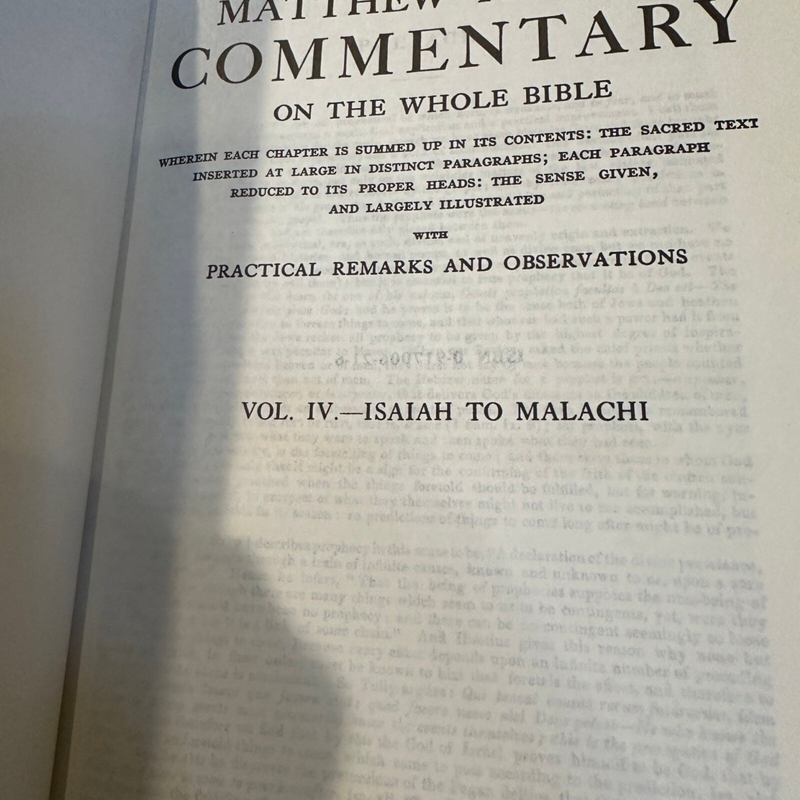 Matthew Henrys Commentary on the Whole Bible : Complete 6 Volumes - Etsy
