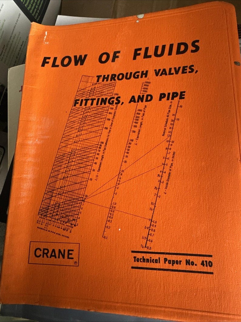 Crane - Flow of Fluids Through Valves Fittings Pipes 1991 Technical ...