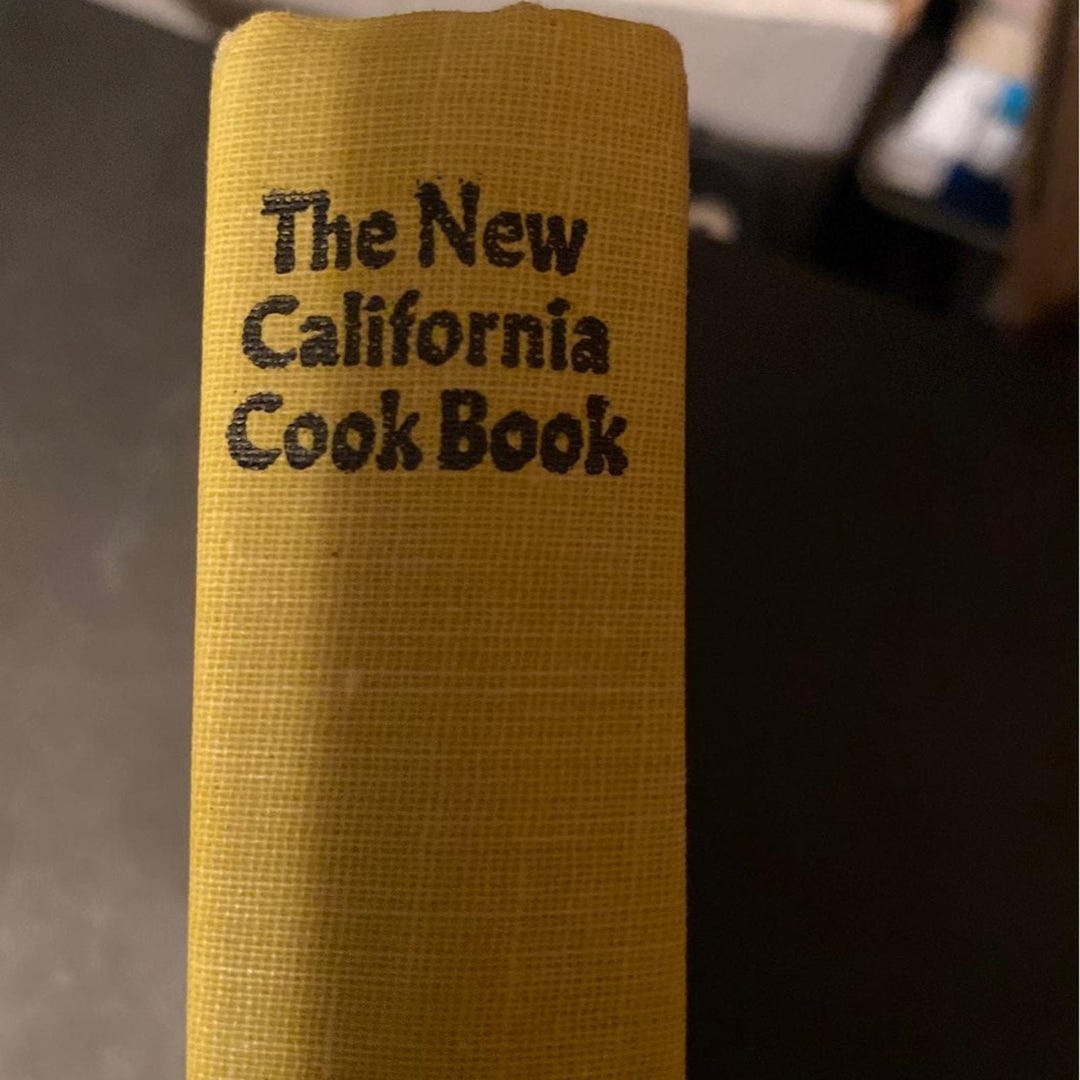 Vintage California Cookbook, Mid Century Recipes (1955 Edition) - Etsy