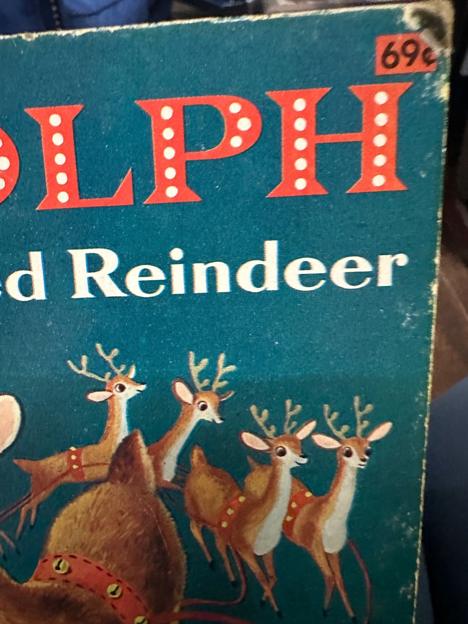 Little Golden Book Rudolph the Red Nosed Reindeer - Etsy
