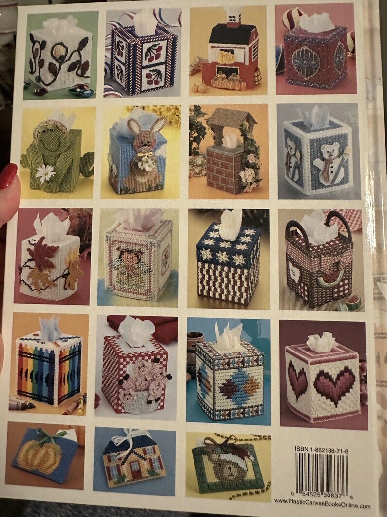 101 Tissue Toppers in Plastic Canvas fun-to-stitch by Laura Scott - Etsy