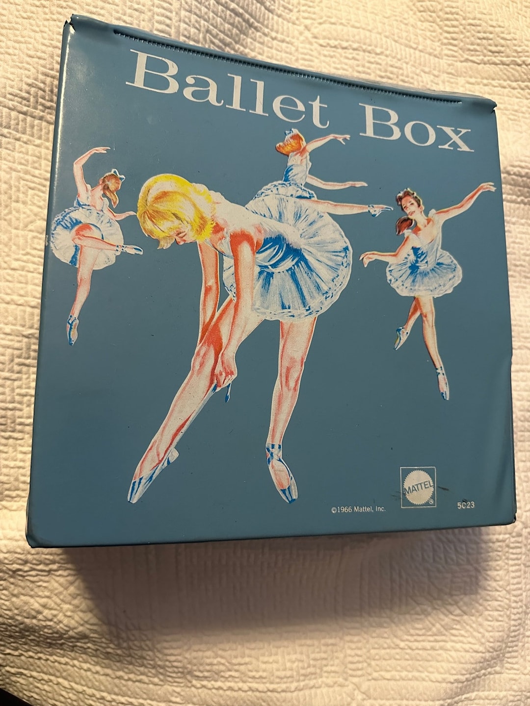 Vintage Blue 1966 Mattel Ballet Box Carrying Case, PVC Vinyl - Etsy
