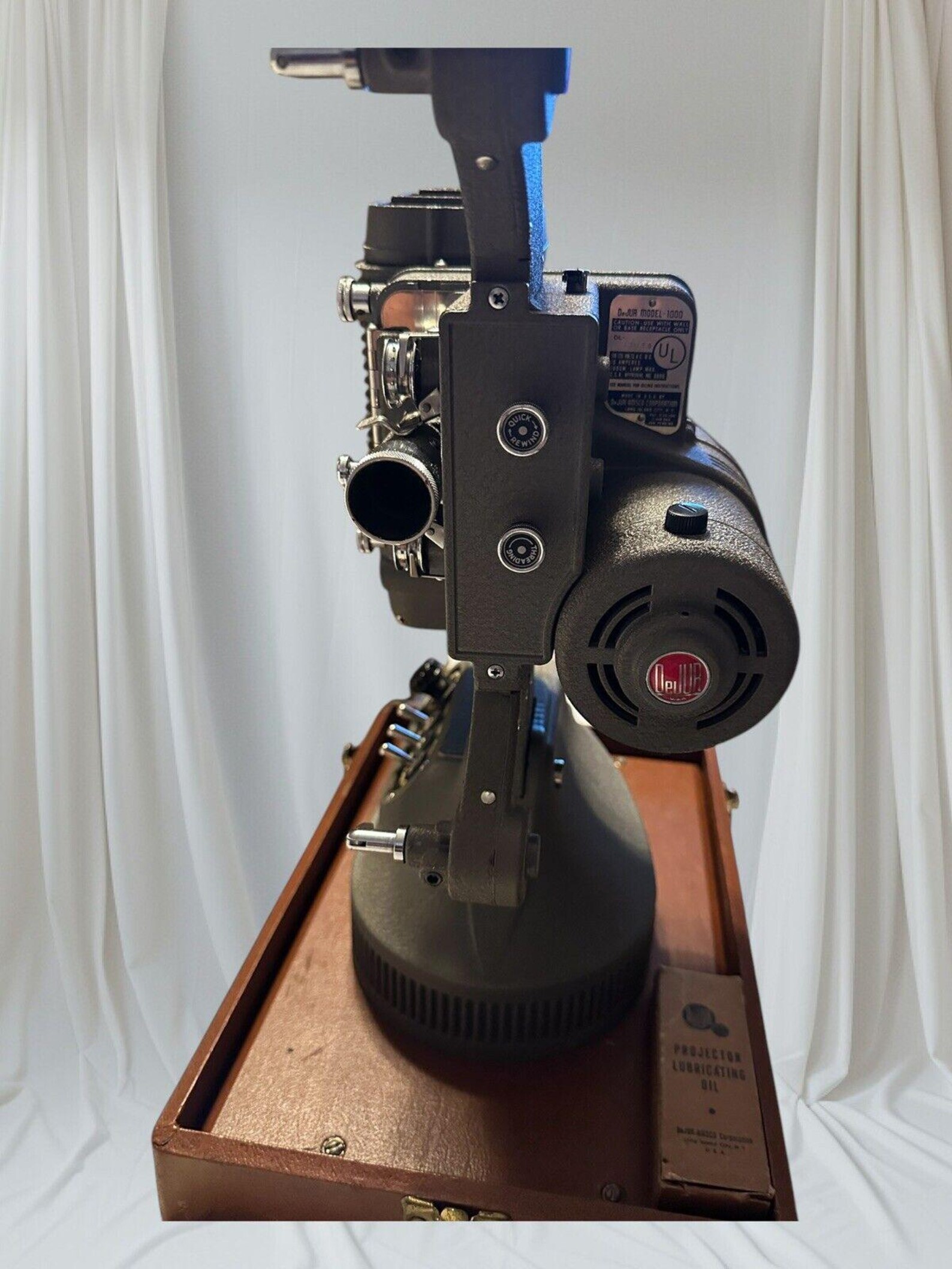 1950s Dejur 8mm Home Movie Projector Model #750 W/original Case - Etsy