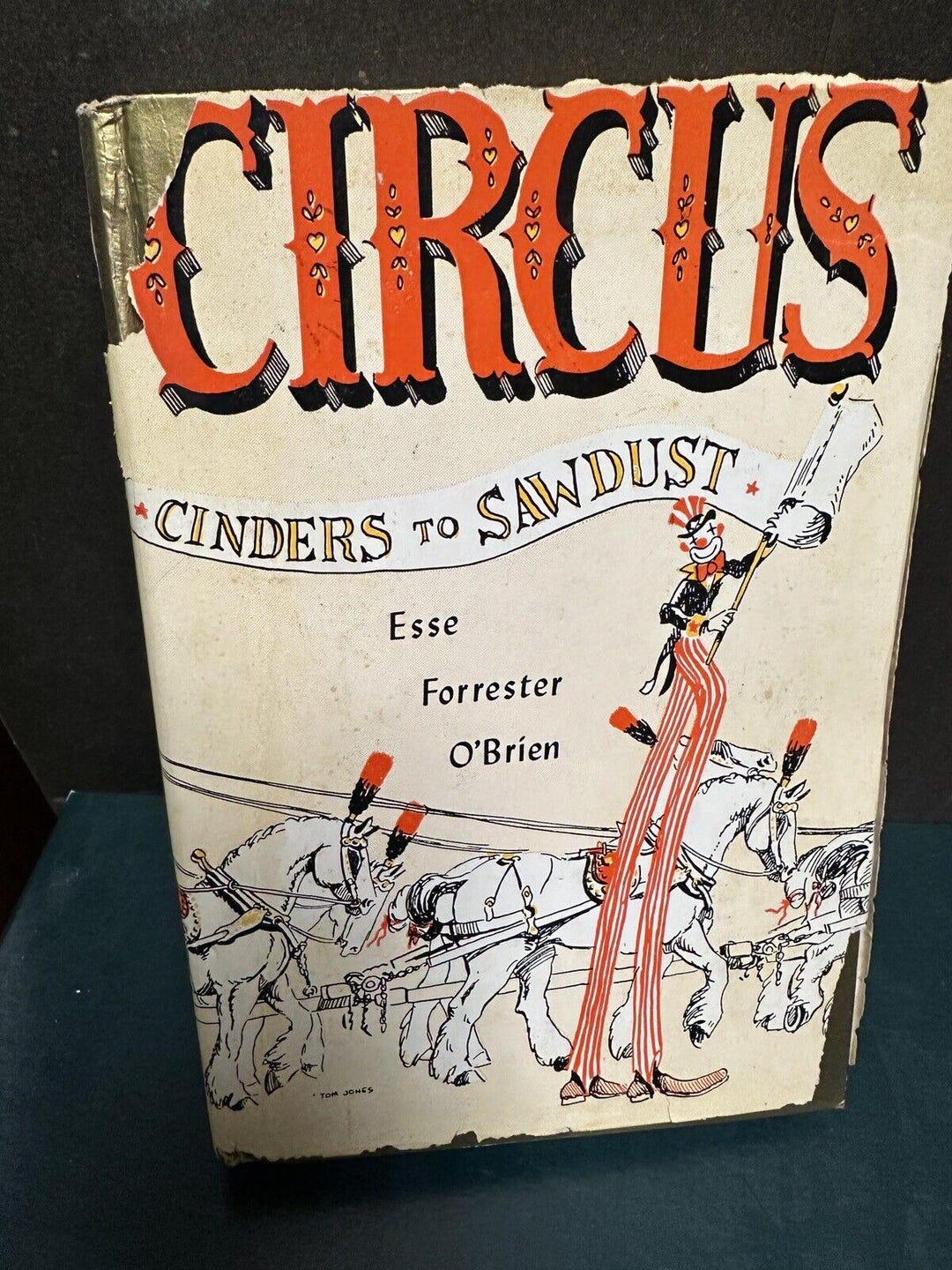 1959 Vintage Circus Book "circus: Cinders to Sawdust" Illustrated, Dust ...