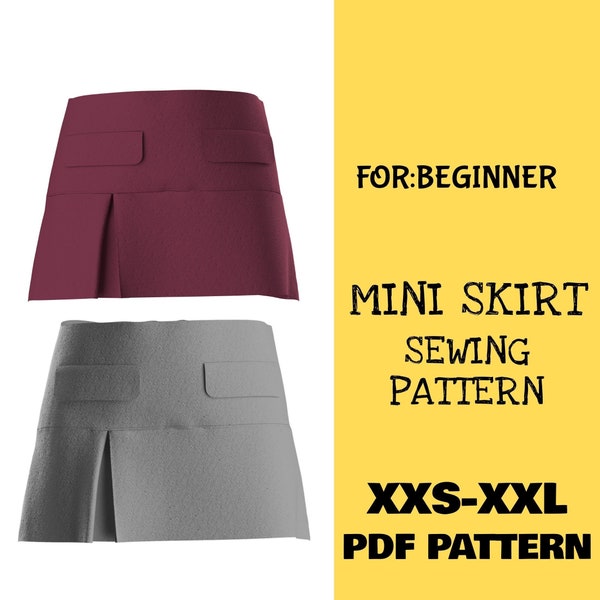 Denim Mini Skirt - Etsy