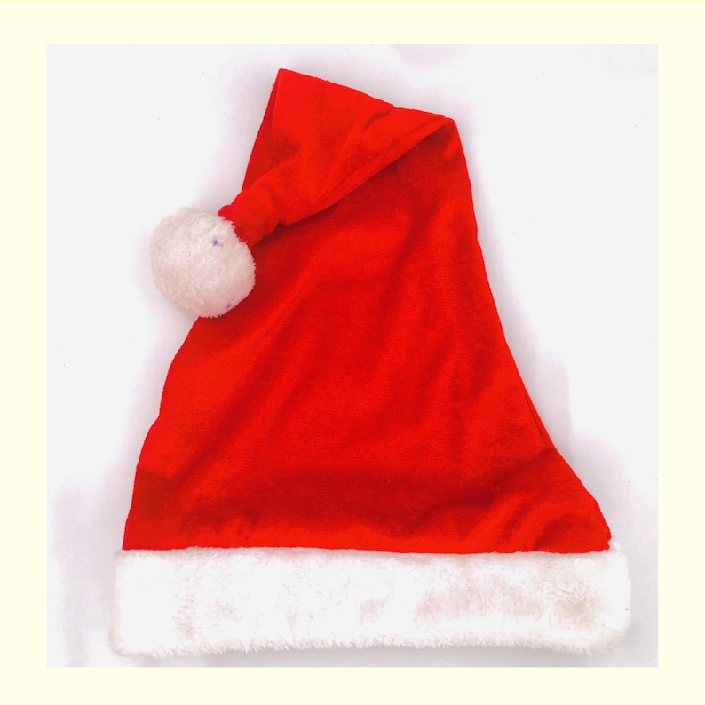 Santa Hat Sewing Pattern, Christmas Velvet Cap (PDF Pattern) - Etsy