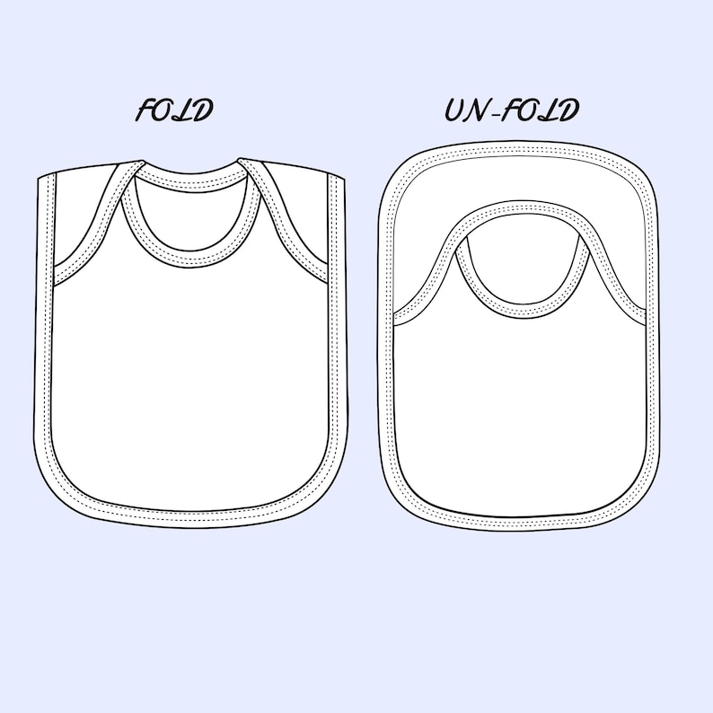 Baby Bib Sewing Pattern, Newborn Bib, Toddler Bib Pattern, Easy ...