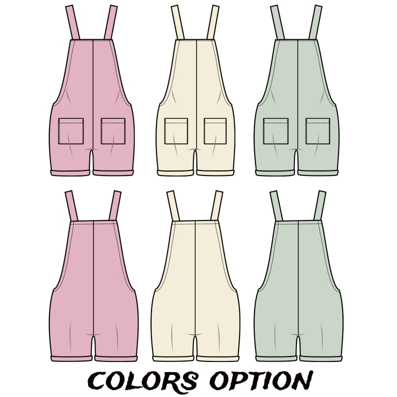 Romper Sewing Pattern, Jumpsuit Overalls, XXS-XXL (digital Pattern) - Etsy