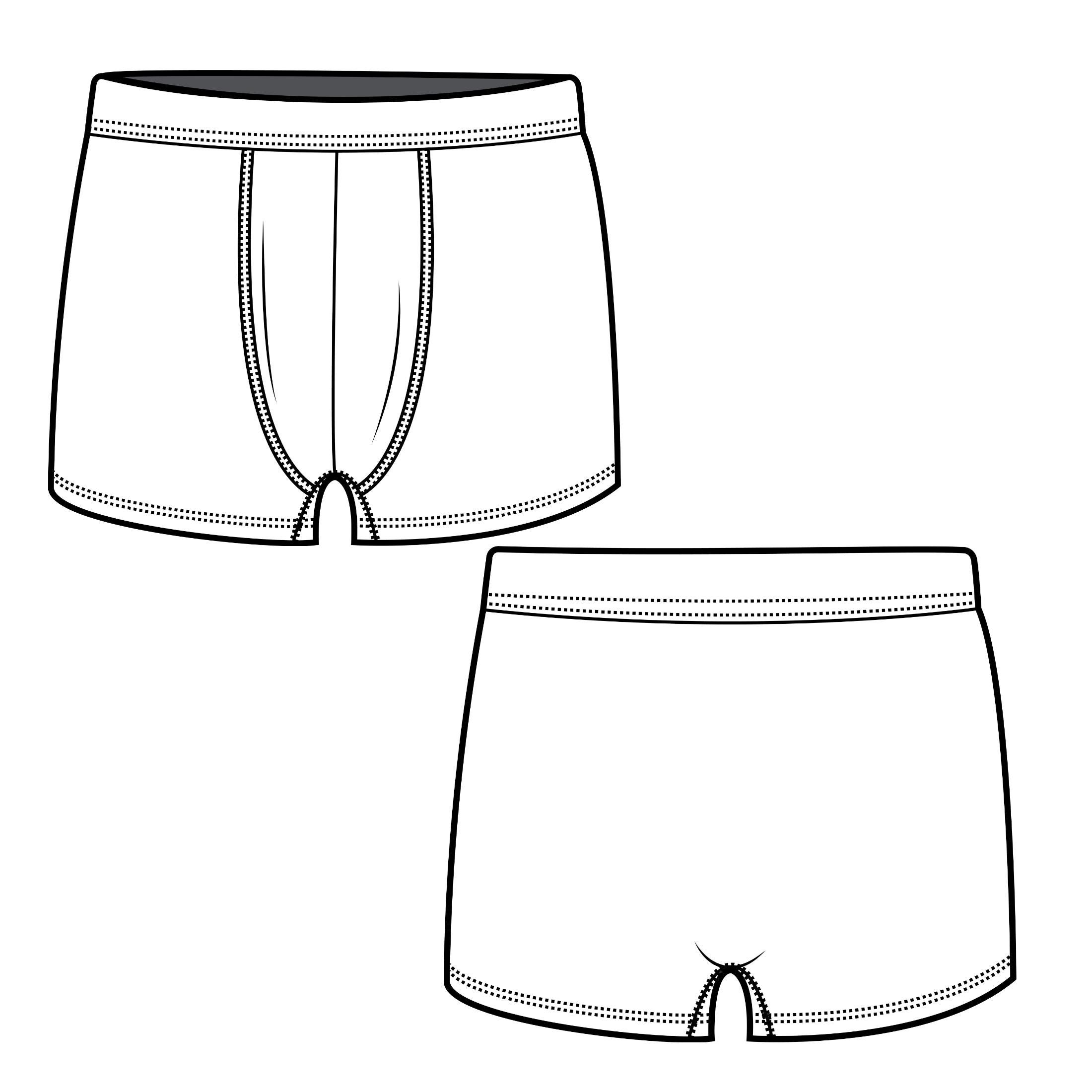 Boxers Mens Sewing Pattern, Boxer Briefs Comfortable Fit Underwear PDF ...