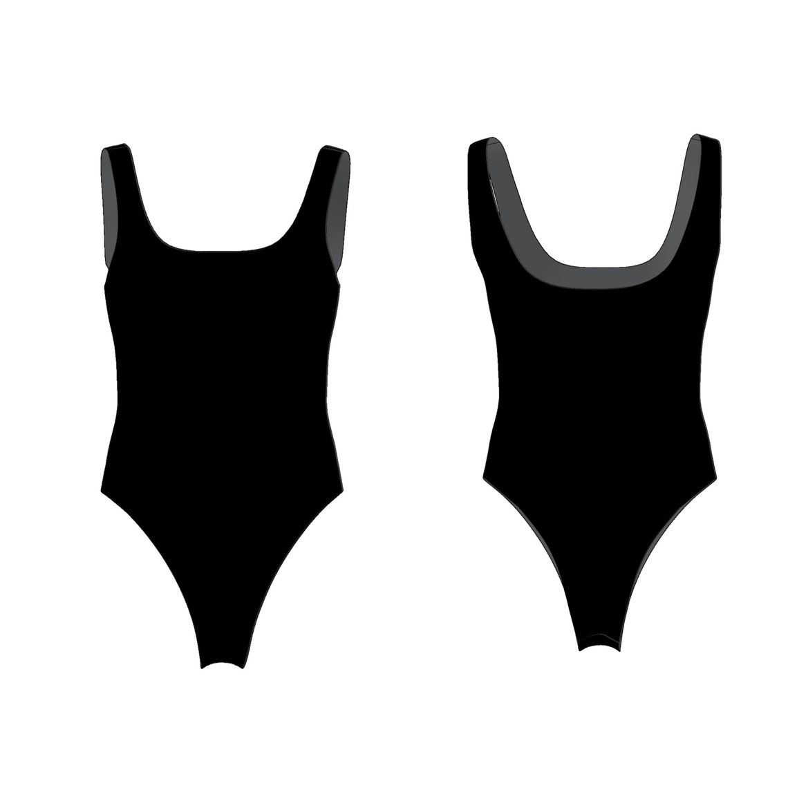 Swimsuit Pattern, Bathing Suit Pattern, Simple Swimsuit, Bikini Sewing ...