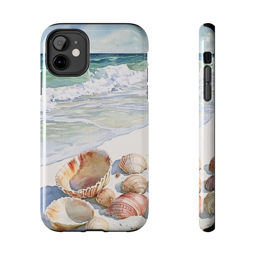Sea Shells on the Beach Tough Phone Cases - Etsy