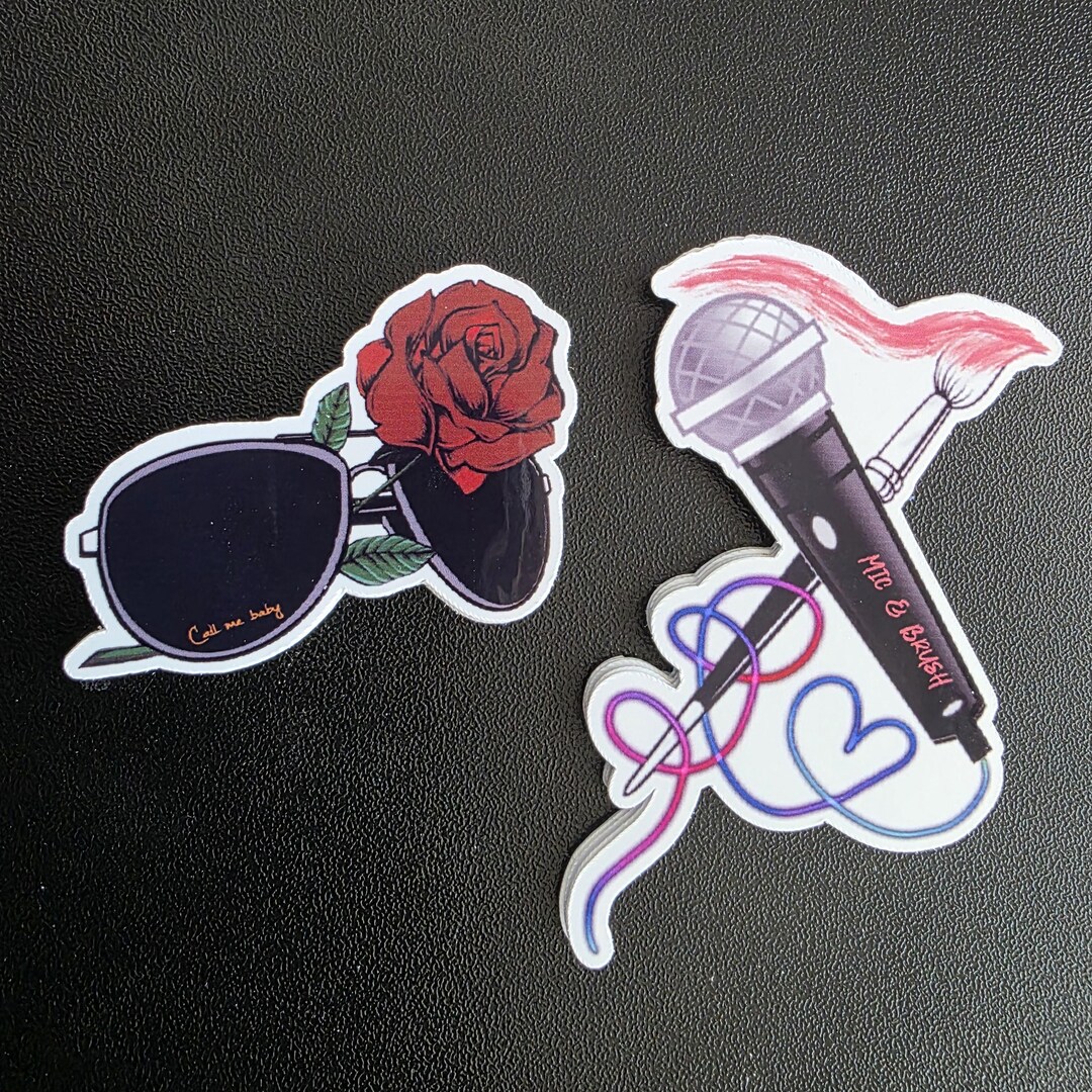 K-pop Inspired Sticker Set: Bang Chan & Hyunjin, Unreleased Song Art - Etsy