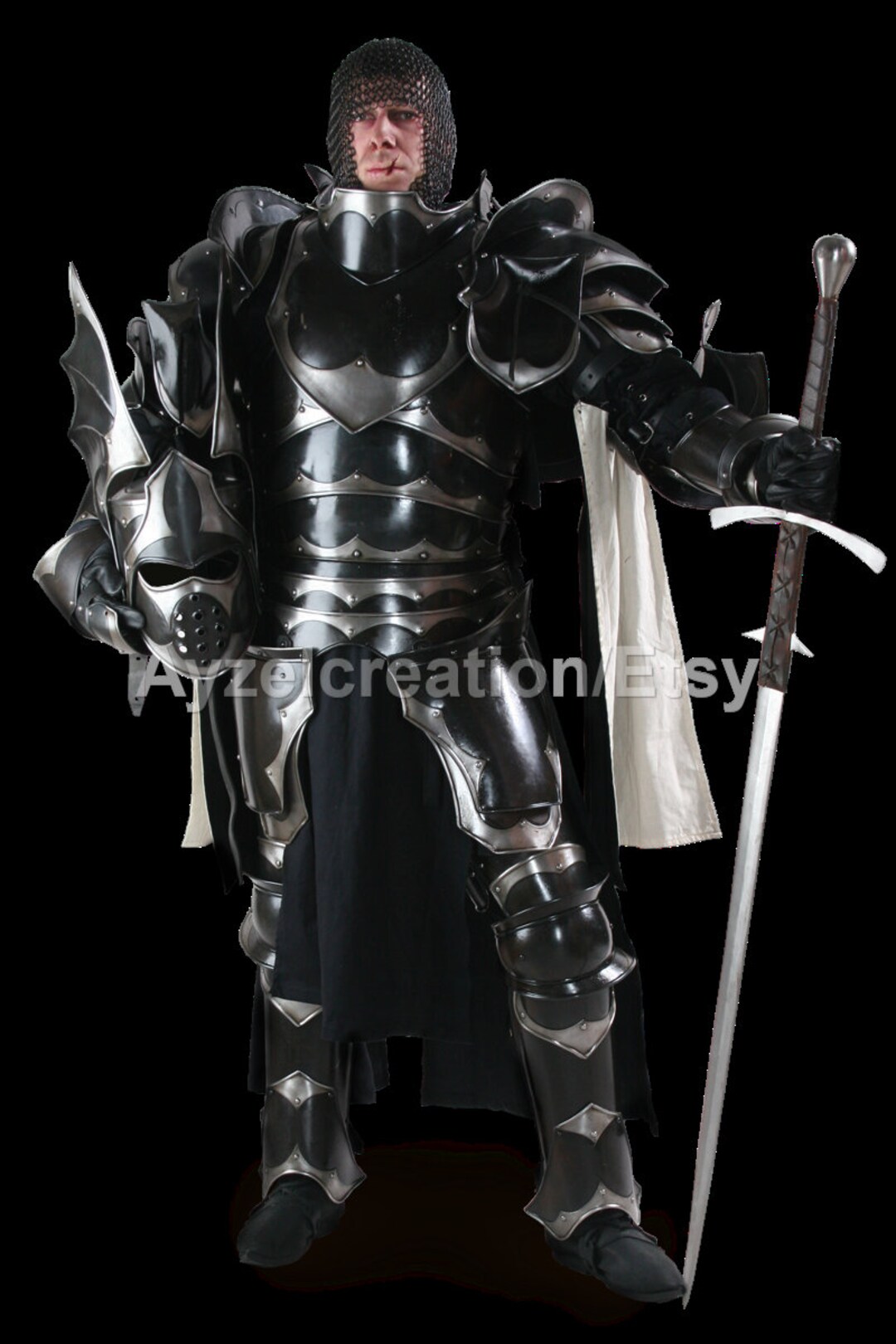 Medieval Dark Paladin Full Costume Knight Full Suit of Armor - Etsy