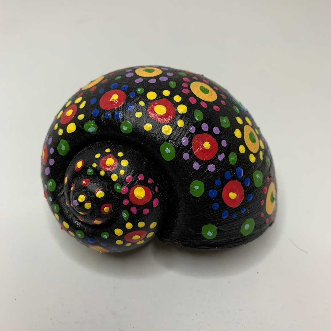 Apple Snail Shell Painted - Etsy