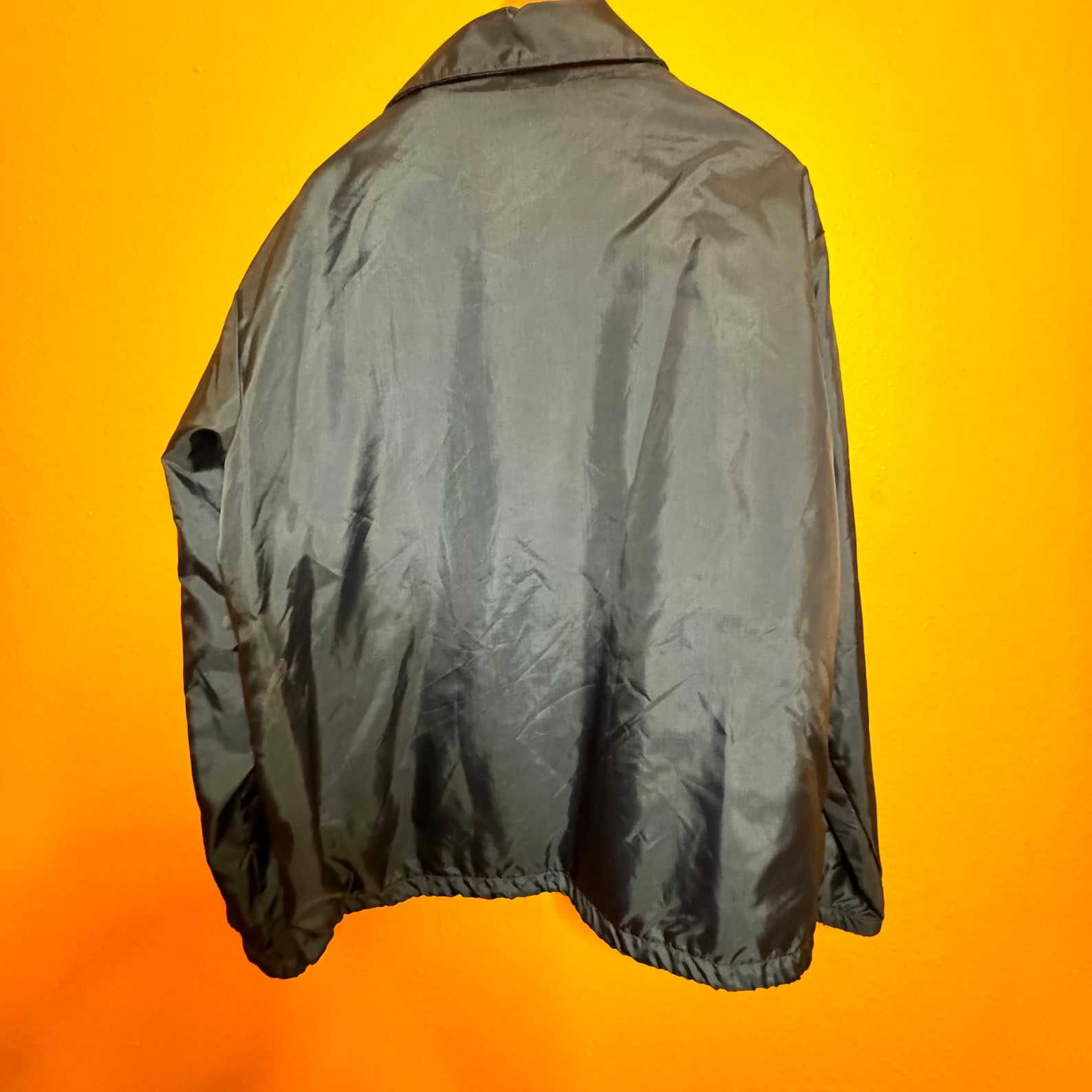 Vintage Gulf Oil Nylon Snap Button Jacket - Etsy