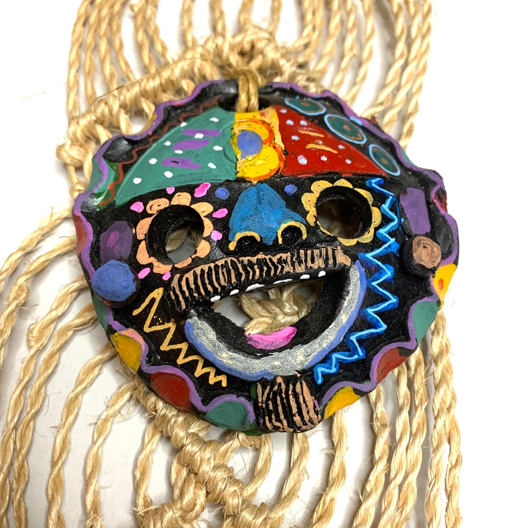 Macrame With Ceramic Faces - Etsy