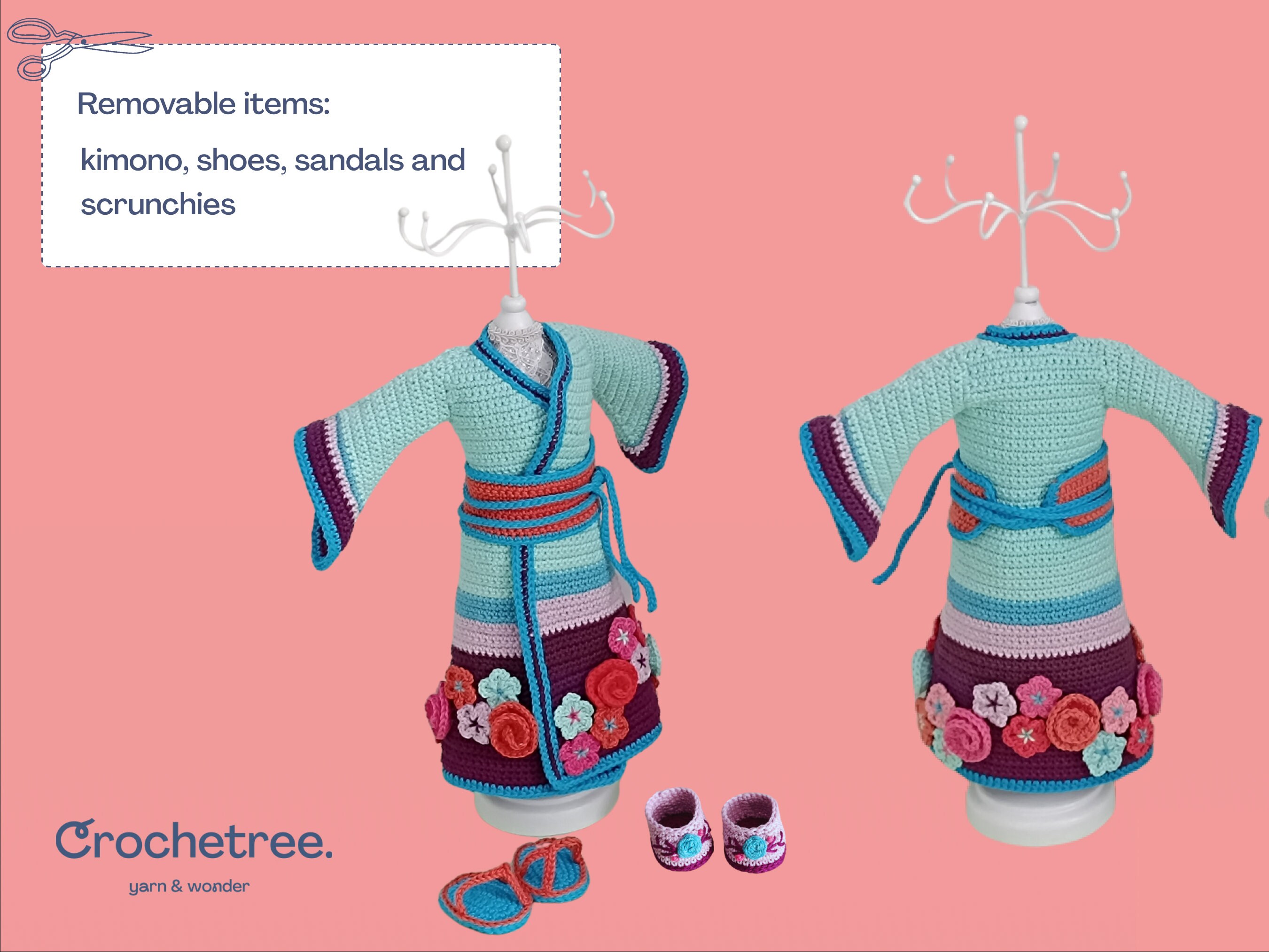 Japanese Crochet Doll Pattern, Easy Amigurumi Pattern, Cute Crochet ...