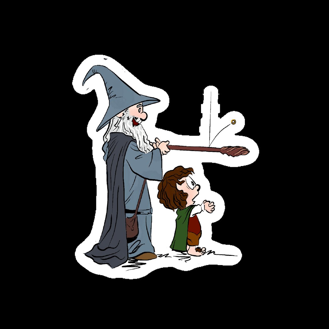 Lord of the Rings Sticker, Lotr, Calvin and Hobbes, Movie Sticker - Etsy