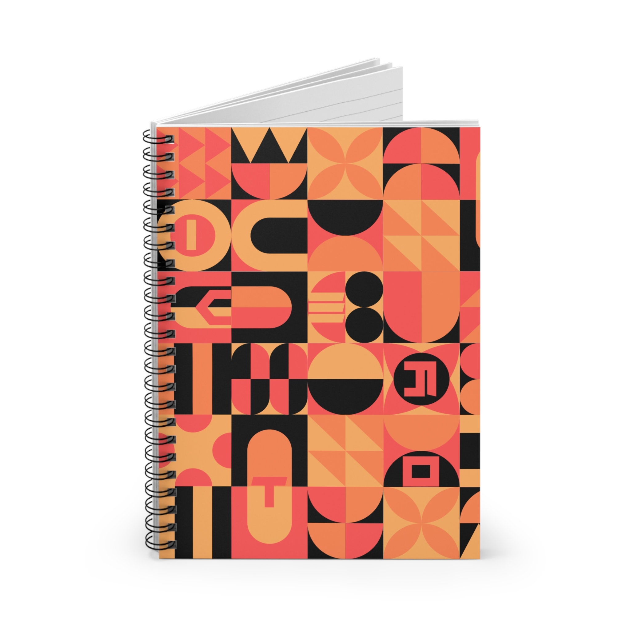 Geometry Notebook Spiral Notebook Ruled Line - Etsy