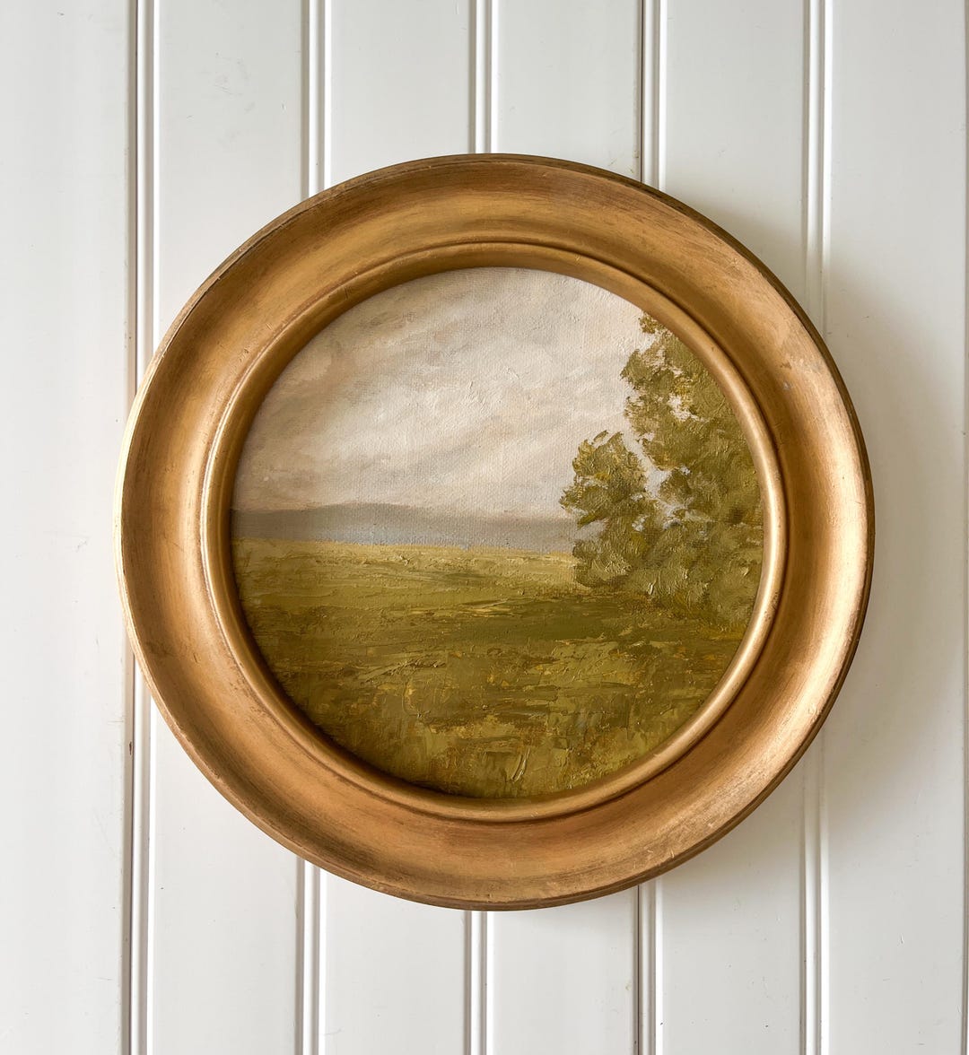 Landscape Painting/round Painting/original Painting/oil Painting ...