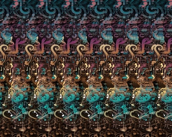 Musical G-key 3D Symbol Stereogram (magic Eye) Image. - Etsy