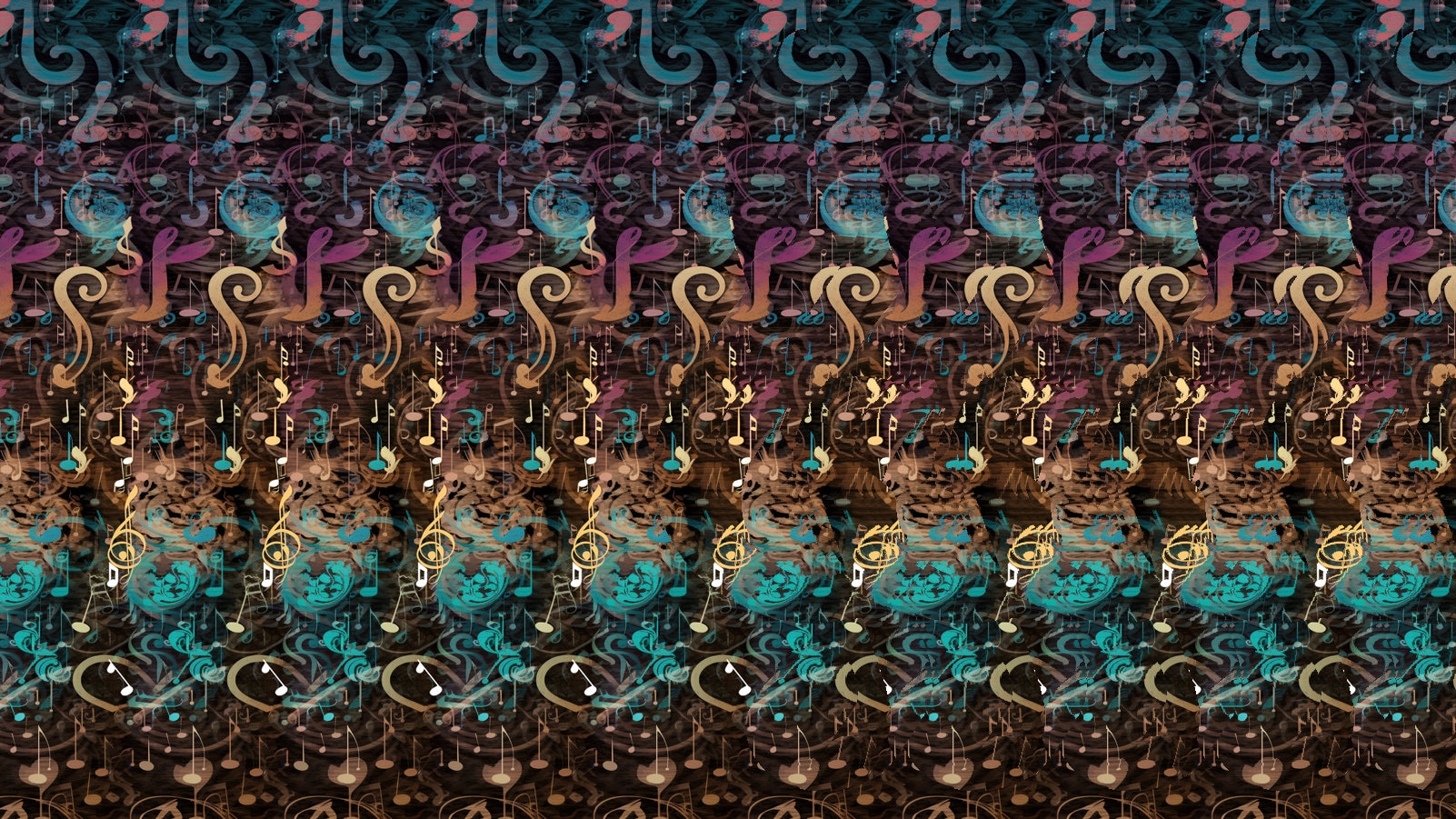 Animated Stereogram Magic Eye