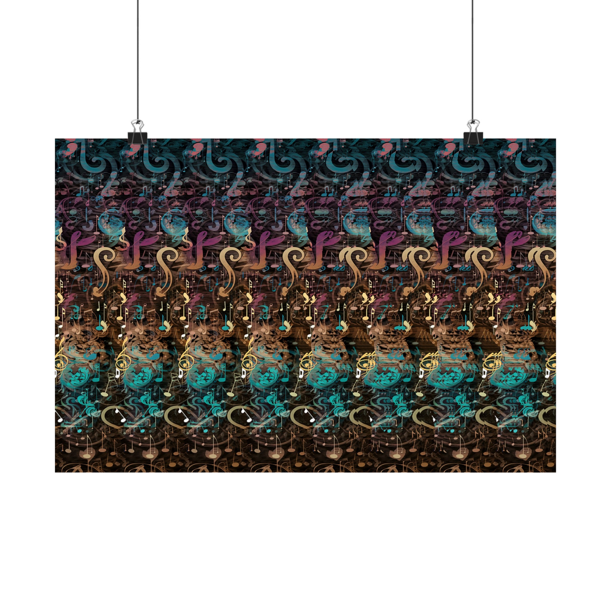 Beautiful Stereogram magic Eye Image of 3D G Key Symbol - Etsy