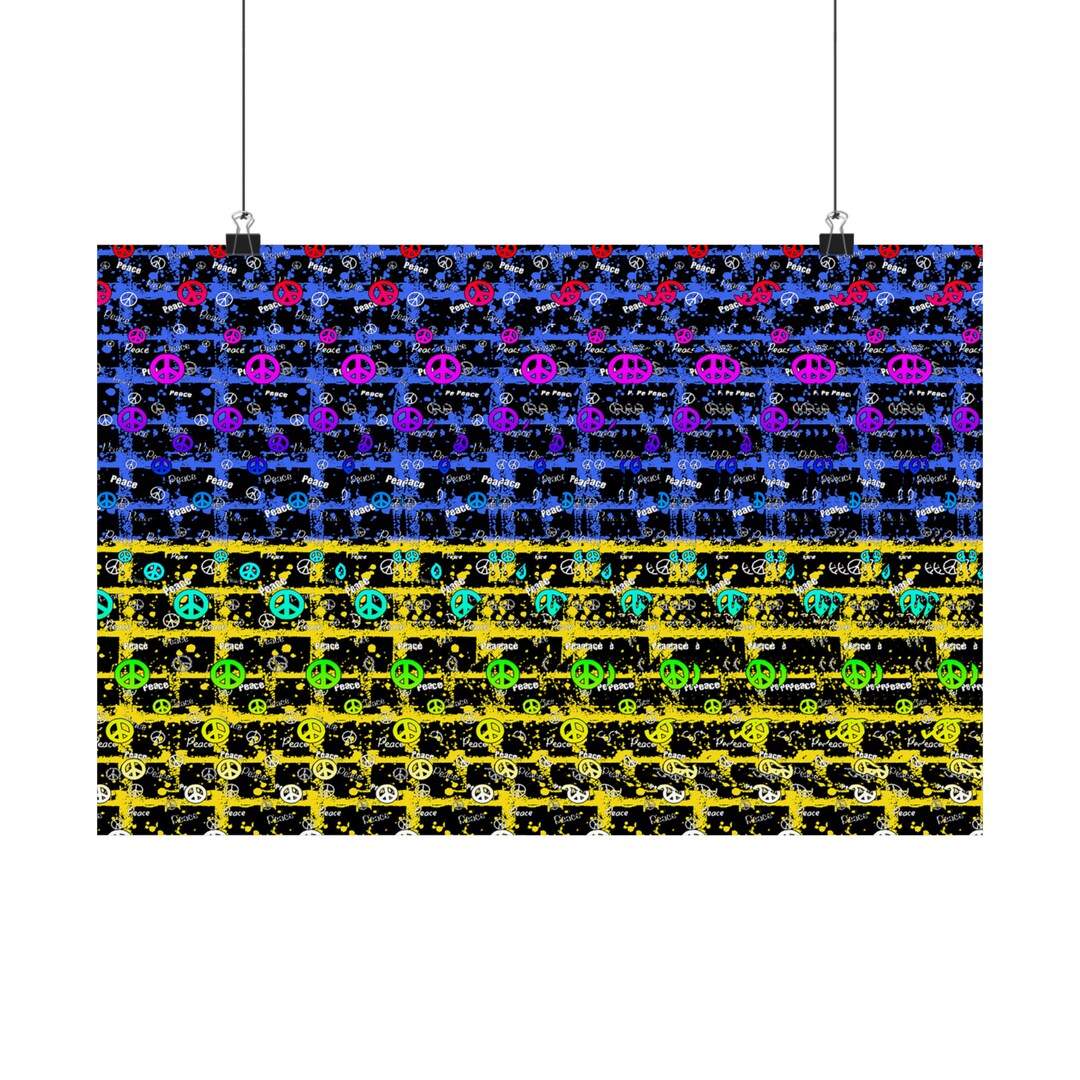 Ukraine Peace Stereogram Colorful Peace Symbol Hidden Within - Etsy